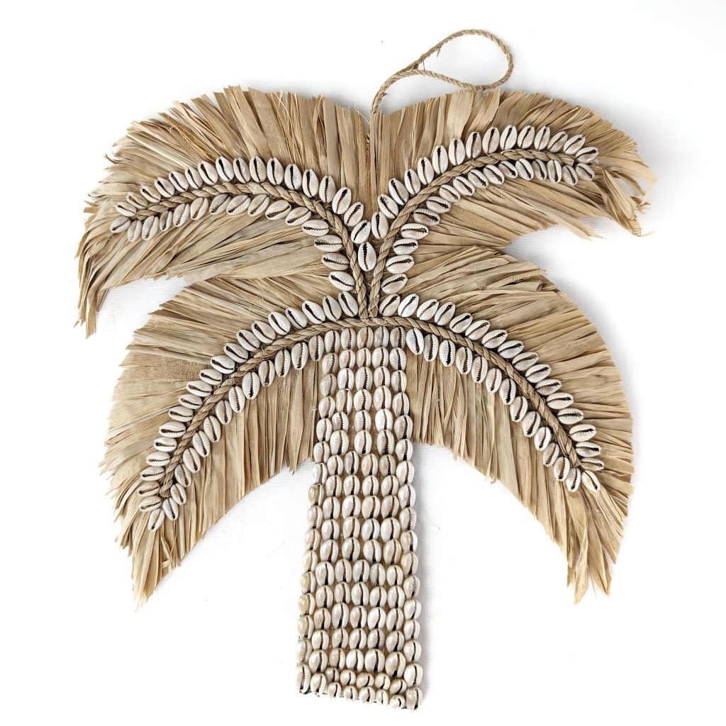 Natural Shell Raffia Palm Tree – Jeddala Imports